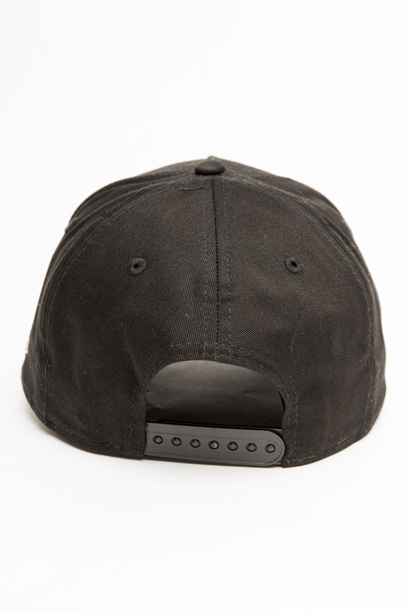 ANAHEIM ANGELS NEW ERA A-FRAME CROWN 9FORTY SNAPBACK- BLACK/WHITE ...