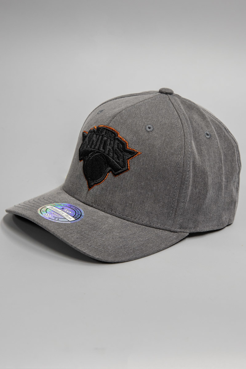 NEW YORK KNICKS WASHED DENIM SNAPBACK- GREY | Stateside Sports