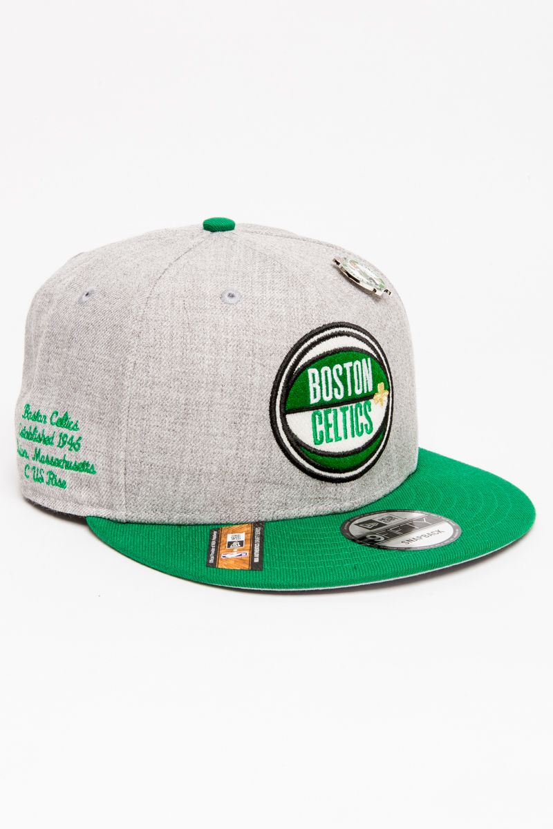 BOSTON CELTICS NEW ERA OFFICIAL 2019 NBA DRAFT 9FIFTY SNAPBACK- GREEN ...