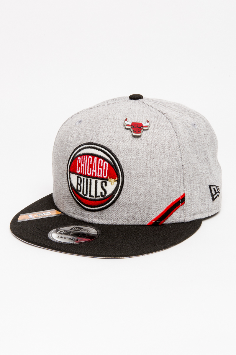 CHICAGO BULLS NEW ERA OFFICIAL 2019 NBA DRAFT 9FIFTY SNAPBACK- GREY ...