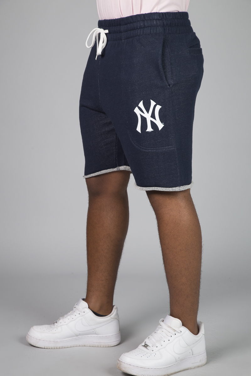 NEW YORK YANKEES TEAM LOGO TRACK SHORTS - NAVY MENS | Stateside Sports