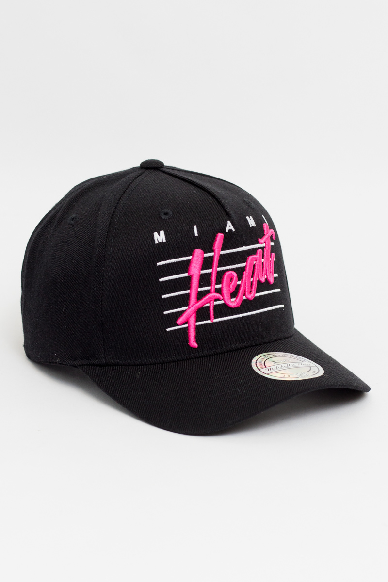 MIAMI HEAT CURSIVE SCRIPT FLEX 110 SB BLK | Stateside Sports