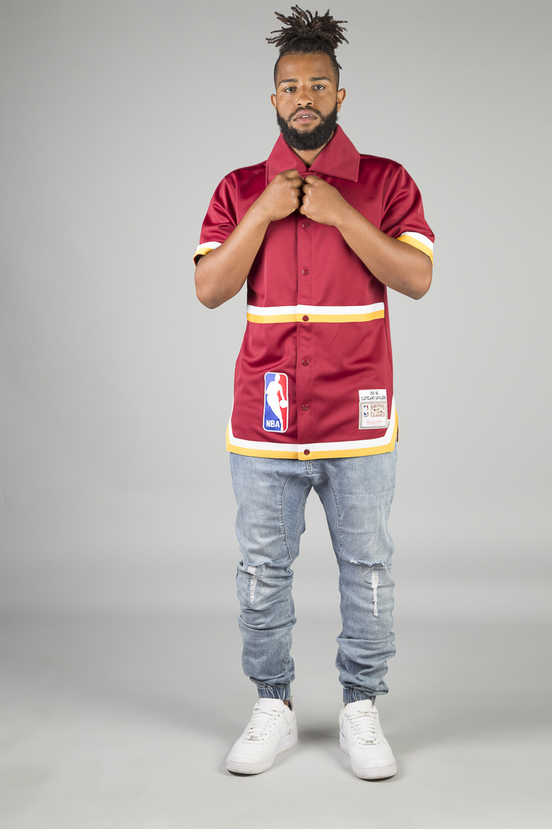 CLEVELAND CAVALIERS AUTHENTIC SHOOTING SHRT - WINE MENS | Stateside Sports