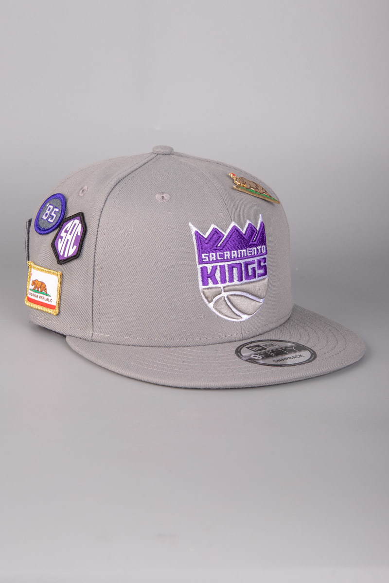 SACRAMENTO KINGS 2018 NBA DRAFT SERIES 9FIFTY SNAPBACK- GREY ...