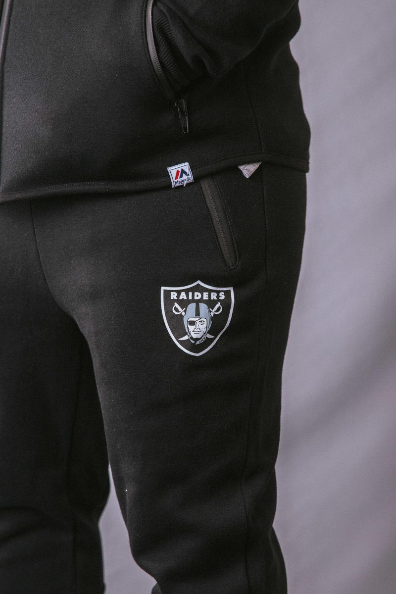 OAKLAND RAIDERS AIRLAYER TRACKPANTS - MENS BLACK | Stateside Sports