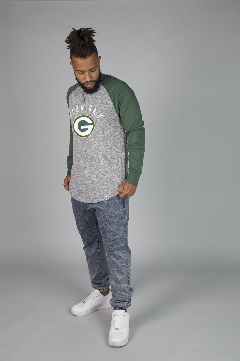 GREEN BAY PACKERS CORNER BLITZ - CHAR/GREEN MENS | Stateside Sports