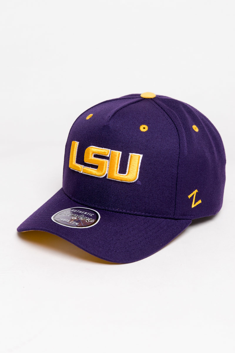 LSU TIGERS 5 PANEL PINCH CROWN SNAPBACK- PURPLE | Stateside Sports