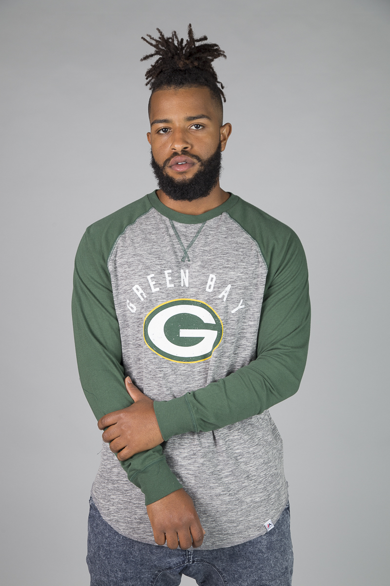 GREEN BAY PACKERS CORNER BLITZ - CHAR/GREEN MENS | Stateside Sports