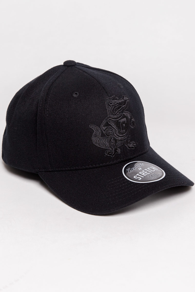 FLORIDA GATORS VAULT GATOR STRETCH FITTED CAP- BLACK | Stateside Sports