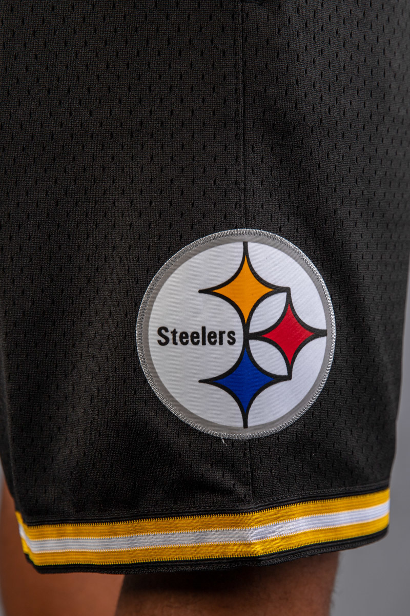 PITTSBURGH STEELERS NFL MESH SHORTS- MENS BLACK | Stateside Sports