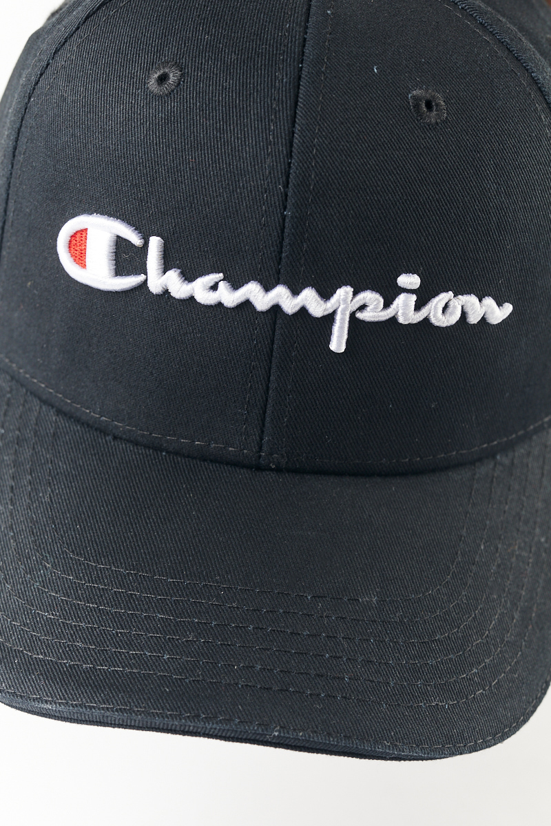 Champion Script Snapback in Black | Stateside Sports