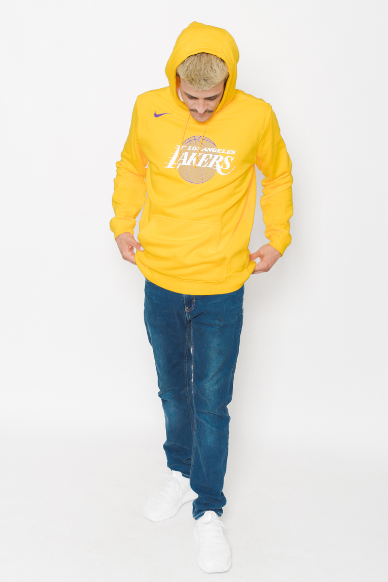 2019-20 NBA City Edition Logo Hoodie- Mens Yellow | Stateside Sports