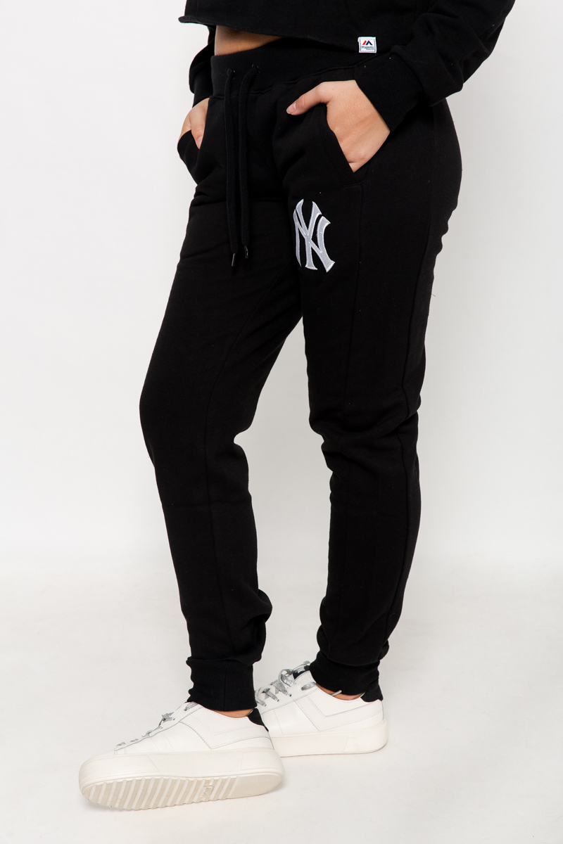 NEW YORK YANKEES LINDRIDGE TRACK PANTS- WOMENS BLACK | Stateside Sports
