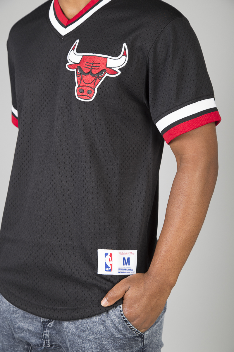 CHICAGO BULLS MESH V-NECK TOP MENS | Stateside Sports