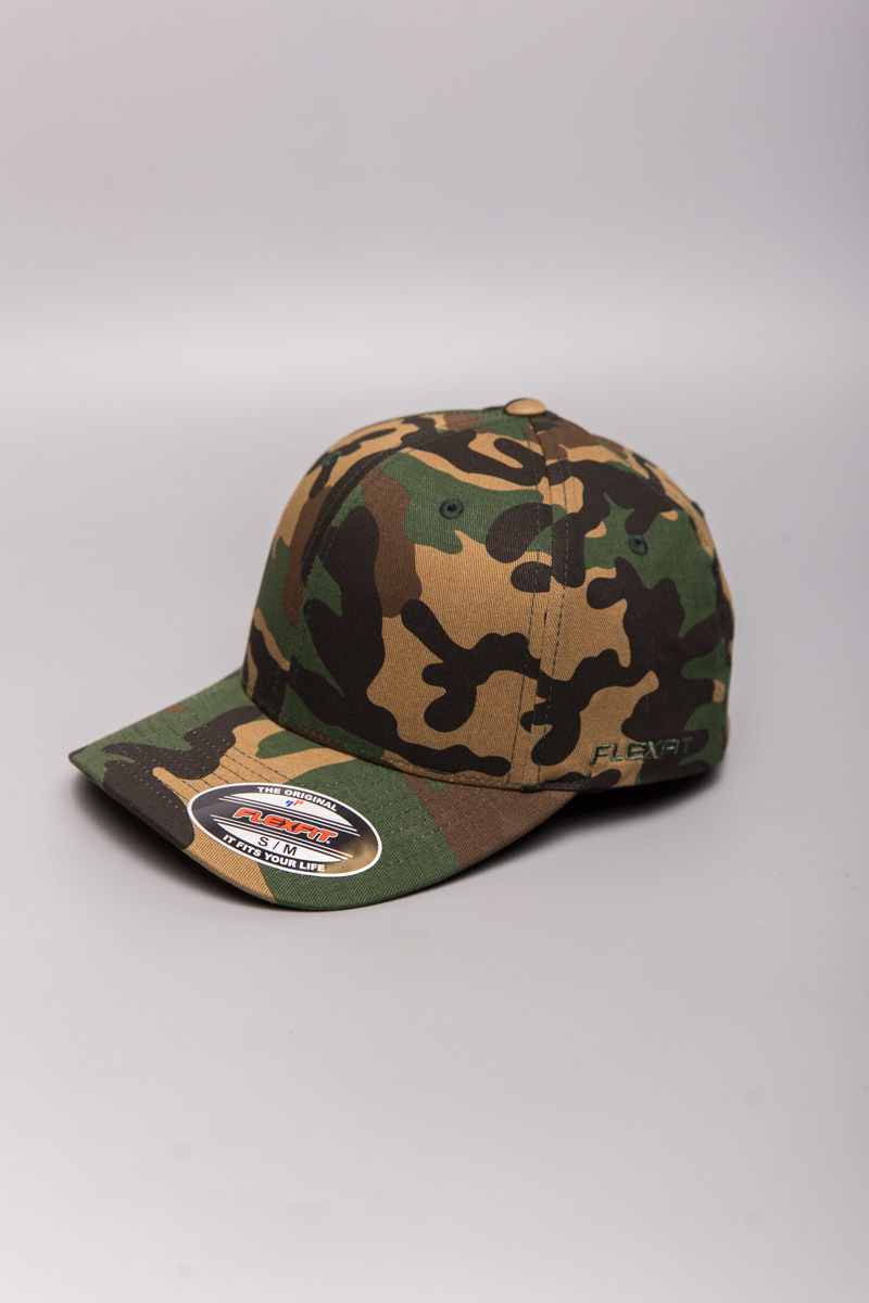 FLEXFIT WORN BY THE WORLD FITTED CAP- CAMO | Stateside Sports